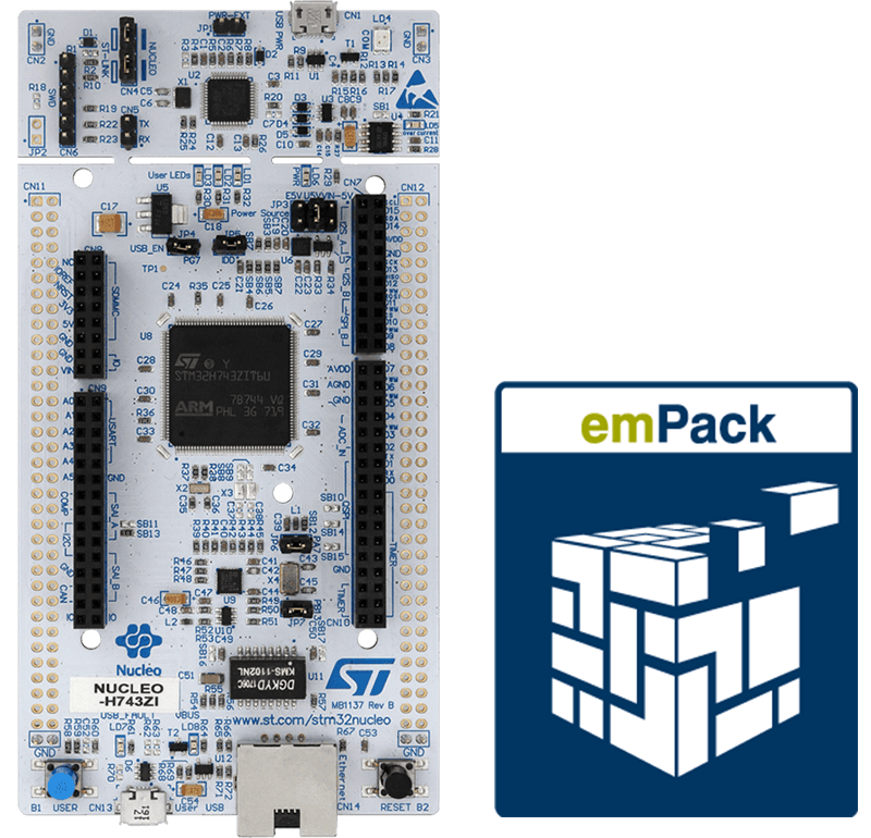 New evaluation package for the Nucleo STM32H743