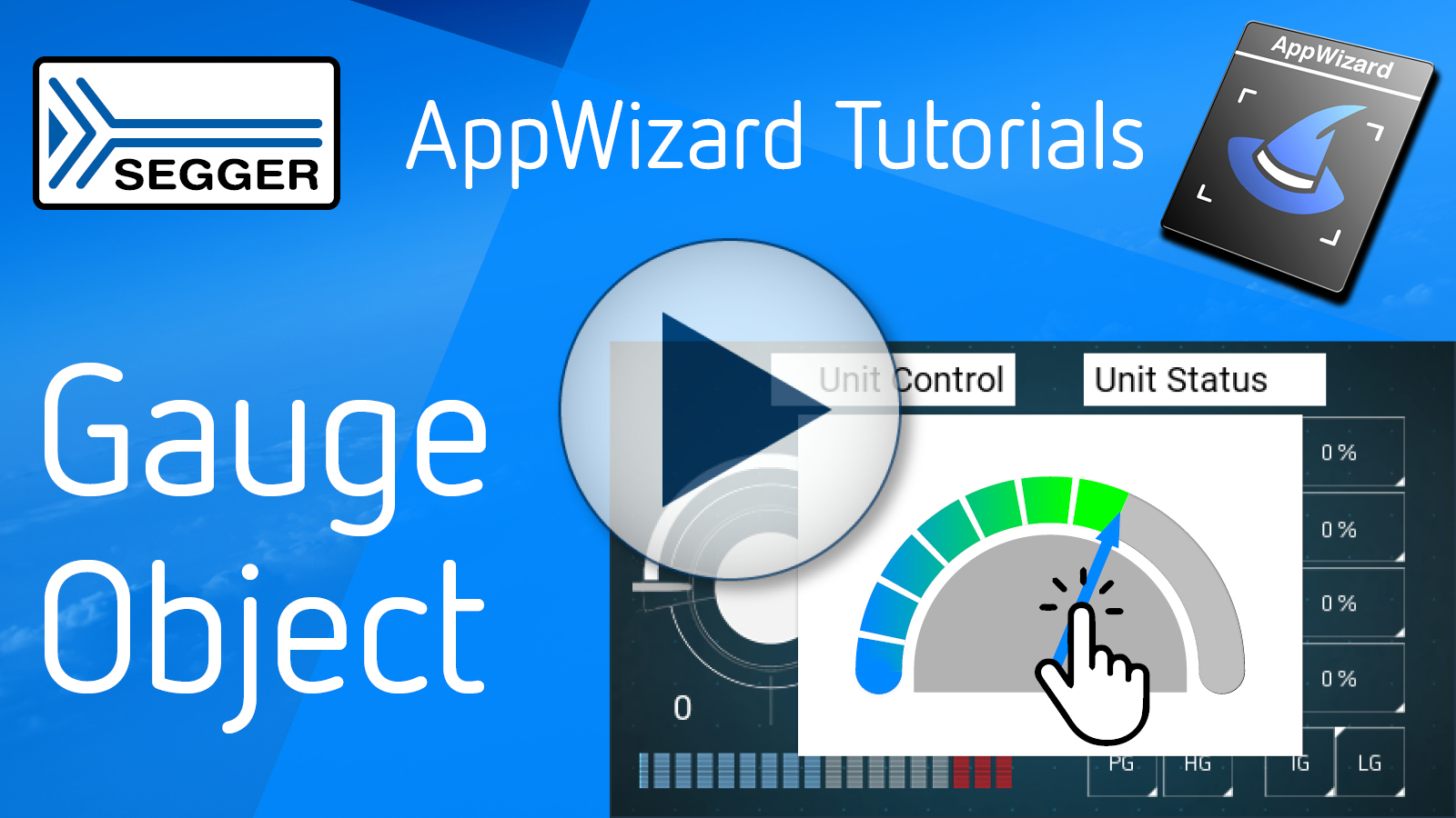 Creating a gauge with AppWizard