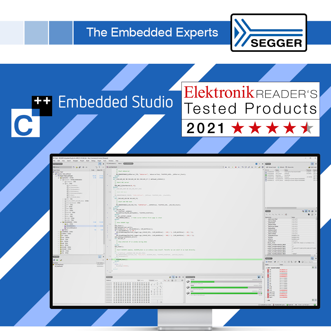 Embedded Studio Gets Top Rating