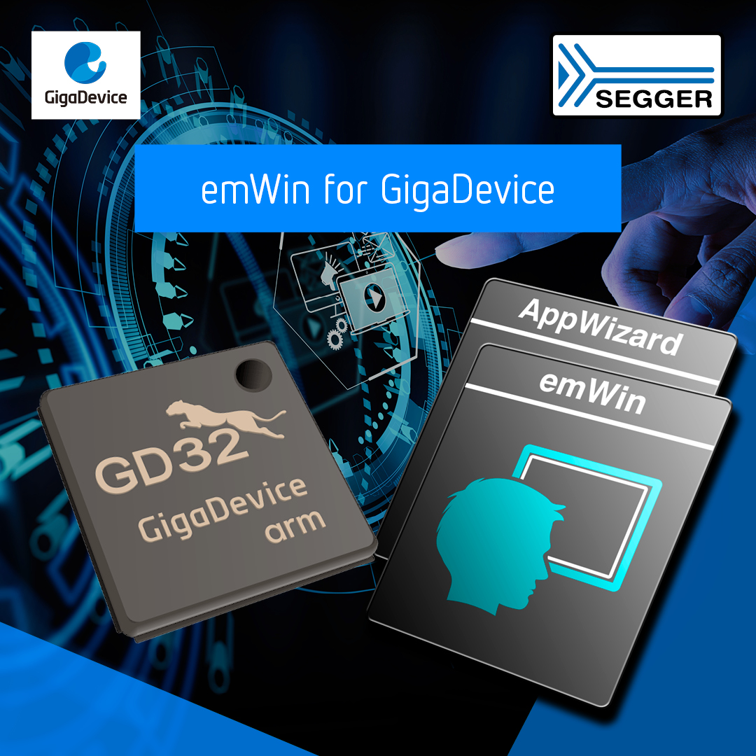 SEGGER and GigaDevice partner to provide emWin GUI software