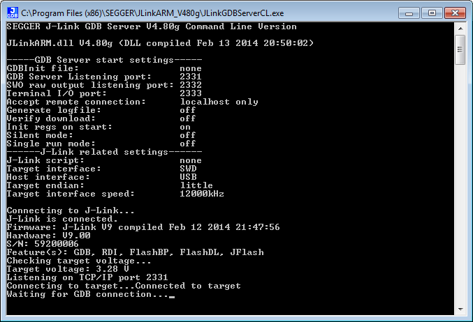 J-Link GDB Server