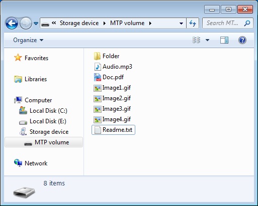 MTP Class - emUSB-Device