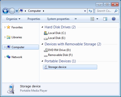 MTP Class - emUSB-Device