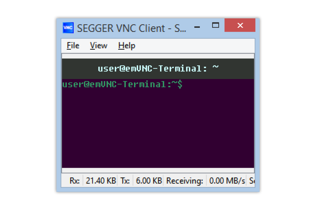 emVNC-Server – VNC over USB and other protocols